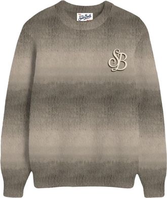 MC2 Saint Barth Rundhals-Strickware - - Knitwear - Herren - Braun - L