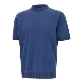 FILIPPO DE LAURENTIIS Homme, Pulls, Bleu, Taille: XL Pull &agrave; manches courtes