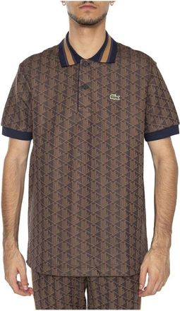 Lacoste Homme, Tops, Brun, Taille: L Polo Chemises