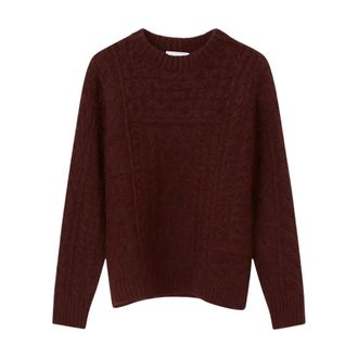 Isabel Marant Burgundy Deotille Pullover - - Knitwear - Damen - Rot - XS