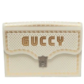 Gucci Pre-owned Leder clutches - - Pre-owned - Damen - Beige - ONE SIZE