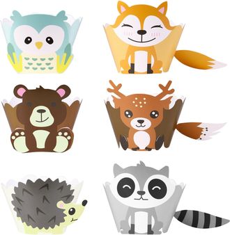 UPKOCH Stück Cupcake-Einlagen in Tierform DIY Kuchen Muffin Liner Dekoration