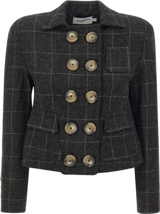 Vaquera Blazer court en Melton - Femme - Manteaux - Noir - Taille: 40 FR