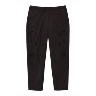 Twinset Femme, Pantalons, Noir, Taille: 40 FR Cropped Pantalons