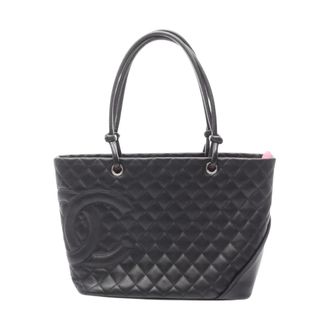 Chanel Pre-owned Gesteppte Leder-Tragetasche - - Pre-owned - Damen - Schwarzk - ONE SIZE
