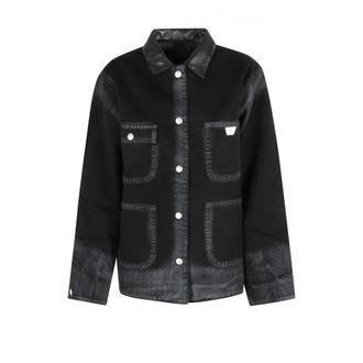 Misbhv Misbhv - Marfa Twill Work Jacket - Femme - Vestes - Noir - Taille: 36 FR