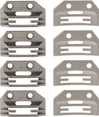Angoily 8 St&uuml;ck N&auml;hmaschinen Transporteur aus Metall Kurze Gezahnte Zahnplatte Geradstichgeeignet Ersatzteile f&uuml;r Industrien&auml;hmaschinen und Regenschirmstoffe
