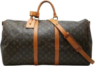 Louis Vuitton unisex, Pre-owned, Brun, Taille: ONE Size Pre-owned Keepall 55 Monogram Sac de Voyage Boston