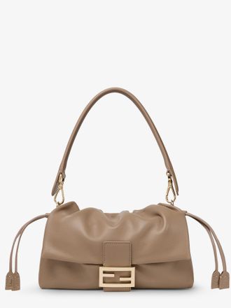 Fendi Baguette Soft Medium Leather Shoulder Bag - FENDI - gender_Woman