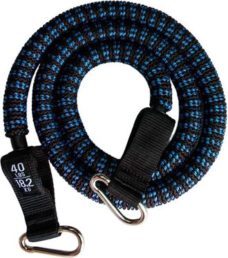 Sport-Thieme Tubes Premium | Latex Fitnessband, Widerstandsband | Effektives Ganzk&ouml;rper-Workout | 1,20 m | Mit Karabinerhaken | Nylon Ummantelung