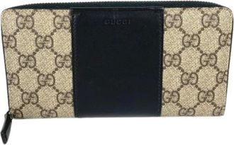 Gucci unisex, Pre-owned, Beige, Taille: ONE Size Pre-owned Long wallet (bi-fold)