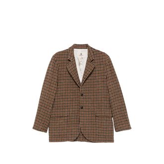 Barena Checked Wool Jacket