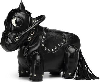 Generic Sac &agrave; main tridimensionnel en forme de poney, sac bandouli&egrave;re diagonale &agrave; une seule &eacute;paule, joli assemblage, design tendance et personnalis&eacute;