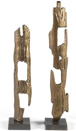 Giner&Colomer Giner Y Colomer - Set de deux sculptures décoratives en métal