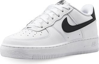 Nike Nike Air Force 1 (GS) Sneaker Child - Synthetik, Weiß/Schwarz, 6.5 Big Kid
