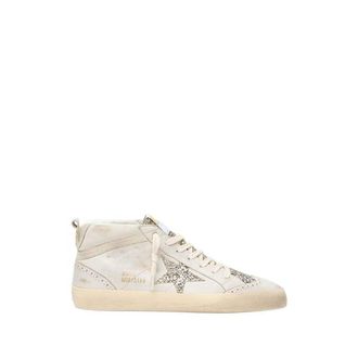 Golden Goose Basket montantes Mid Star avec paillettes et cuir