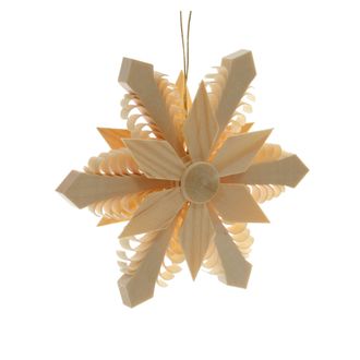 Rudolphs Schatzkiste Baumbehang mit Holzstern BxHxT=9x9x1,5cm NEU Weihnachten Baumschmuck Holzschmuck Holz Seiffen Erzgebirge Strauchbehang Dekoration