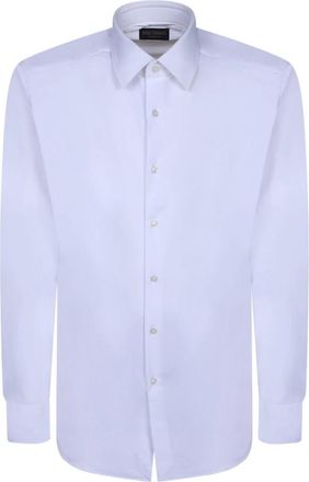 Dell'Oglio Homme, Chemises, Blanc, Taille: XL Chemise Coupe Classique
