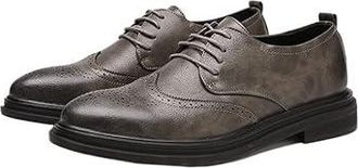 Generic Chaussures habill&eacute;es for Hommes, Chaussures Richelieu &agrave; Lacets, Bout Pointu, en Cuir de Vache, antid&eacute;rapantes, Semelles Basses en Caoutchouc, for Mari