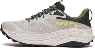 Saucony Chaussures de trail Xodus Ultra 3 pour homme, Colombe/olivine, 8.5