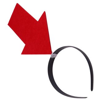 Hemobllo Leichtes Pfeilspitzen Haarreifen Party Kost&uuml;m Stirnband Karneval Accessoire Lustiges Haarband Bequem Langlebig Witziges Foto Requisit f&uuml;r und Geburtst