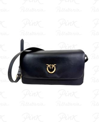 Pinko Pinko, Femme, Sacs, Noir, Taille: ONE Size Click Soft Baguette