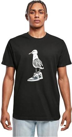 Mister Tee Shirt Seagull Sneakers Tee pour Homme, 100% Coton, Noir, Taille XS
