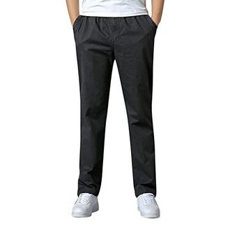 Generico Pantalon cargo pour homme - Imperm&eacute;able - Multi poches - &Eacute;lastique - D&eacute;contract&eacute; - Militaire - Adventure - Pantalon de randonn&eacute;e - Coton - Coupe ajust