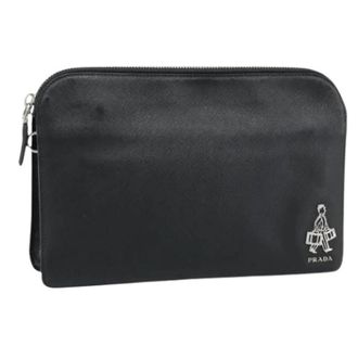 Prada Pre-owned Vintage Clutch Bag - - Pre-owned - Damen - Schwarzk - ONE SIZE