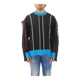 AMBUSH Faltbarer Gestrickter Schwarzer Pullover - - Knitwear - Herren - Schwarzk - S
