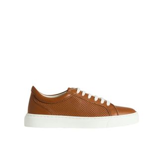 Kiton Femme, Chaussures, Brun, Taille: 41 EU Leather Baskets