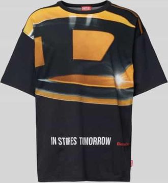 Diesel Oversized T-Shirt mit Statement-Print