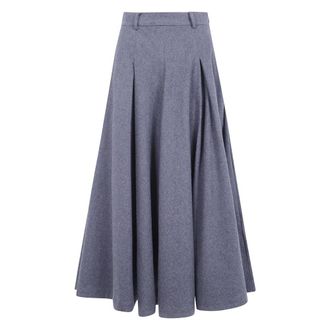 By Malene Birger Eden Maxi Rock - - Skirts - Damen - Grau - S