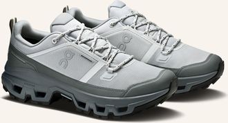 On Wanderschuhe Cloudrock Low Wp grau