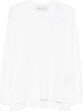 Ami Femme, Tops, Blanc, Taille: 38 FR Ami Sweaters