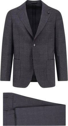 Lardini Roma Anzug mit Einreiher - - Suits - Herren - Grau - M
