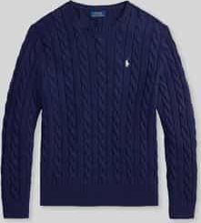 Polo Ralph Lauren Regular Fit Strickpullover aus reiner Baumwolle