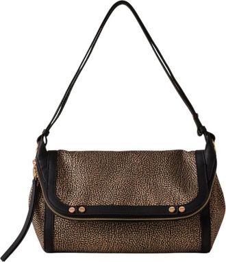 Borbonese Femme, Sacs, Brun, Taille: ONE Size Frame Shoulder Bag