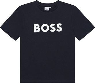 HUGO BOSS T-Shirt J25P24 D Dunkelblau Regular Fit