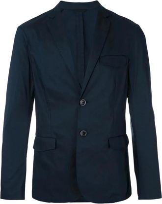 Emporio Armani Blazer Revers Contrasto - Homme - Vestes - Bleu - Taille: XL