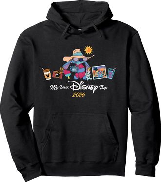 Disney Stitch & Scrump My First Disney Trip 2026 Vacation Pullover Hoodie