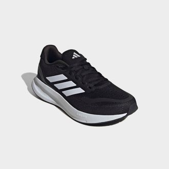adidas Laufschuh ADIDAS PERFORMANCE RUNFALCON 5 WIDE, Herren, Gr. 42,5, schwarz-weiß (core schwarz, cloud weiß, core schwarz), Synthetik, Textil, Schuhe, wei