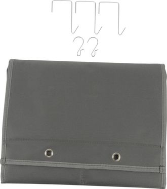 Garneck Lagiger Türhängeorganizer mit Leichter Stoff Aufbewahrungsbeutel Platzsparend Klassifiziertes Mehrfachfach für Schlafzimmer Büro Badezimmer Grauer Hän