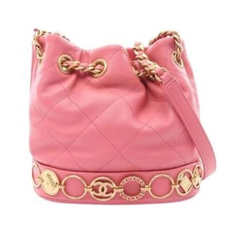Chanel Sac seau vintage doccasion - Femme - Pre-owned - Rose - Taille: ONE Size