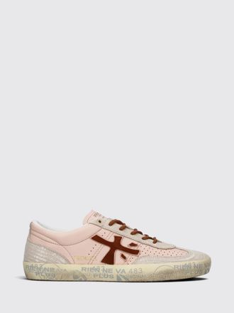 Premiata David Low-Top-Sneakers aus Leder und Wildleder mit gepolstertem Kn&ouml;chel
