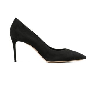 Casadei Femme, Chaussures, Noir, Taille: 37 1/2 EU Escarpin pointu en daim