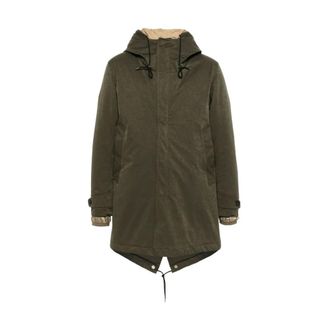 Ten c Homme, Manteaux, Vert, Taille: XL Manteau Rembourr&eacute; Vert Olive