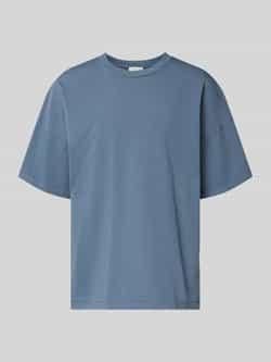American Vintage T-Shirt mit geripptem Rundhalsausschnitt Modell FIZVALLEY
