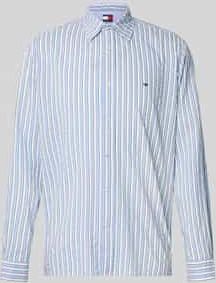 Tommy Jeans Relaxed Fit Freizeithemd aus Baumwoll-Modal-Mix