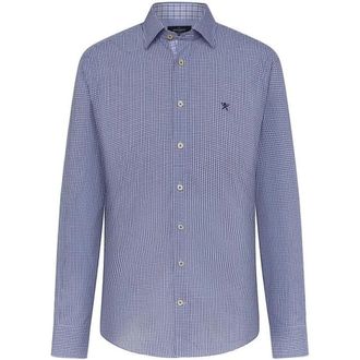Hackett Mini-Karo-Hemd - - Shirts - Herren - Blau - XL